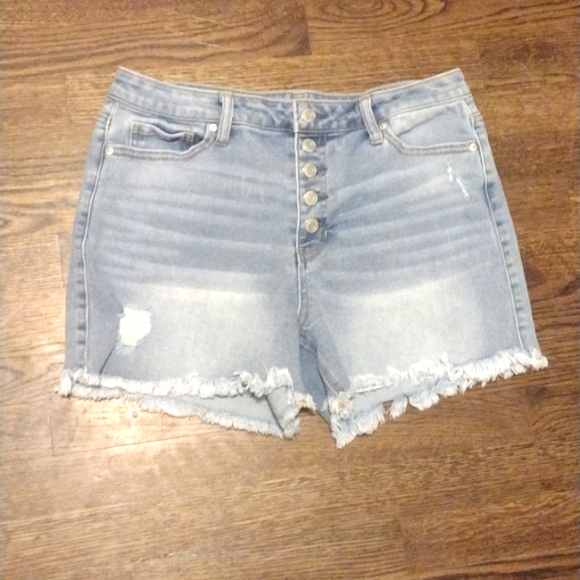 Vanilla Star | Shorts | Vanilla Star High Rise Button Fly Jeans Shorts ...